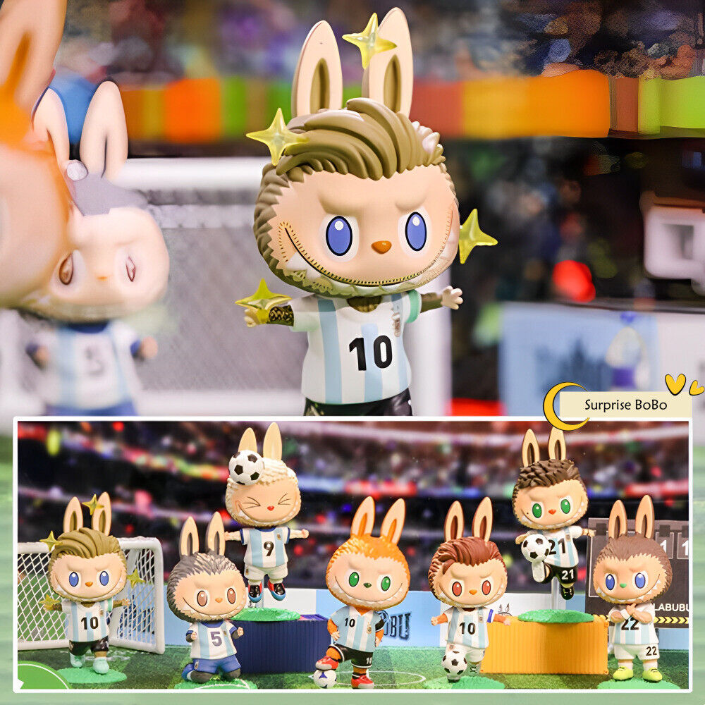 Labubu Argentina Soccer Football Team Series – Kitty Family